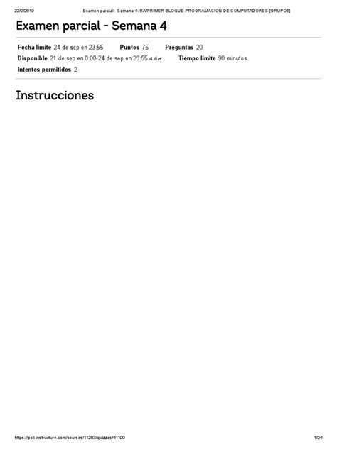 Examen Semana 4 Programacion Pdf Java Lenguaje De Programación