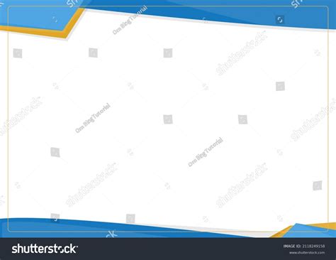 Simple Cool Certificate Template Design Stock Illustration 2118249158