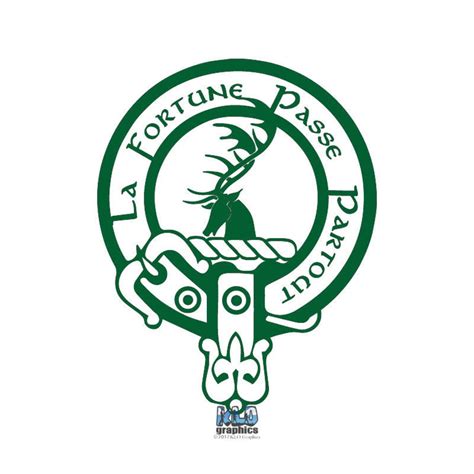 Rollo Clan Crest Vinyl Sticker Decal Truck Car Computer Scottish Tartan