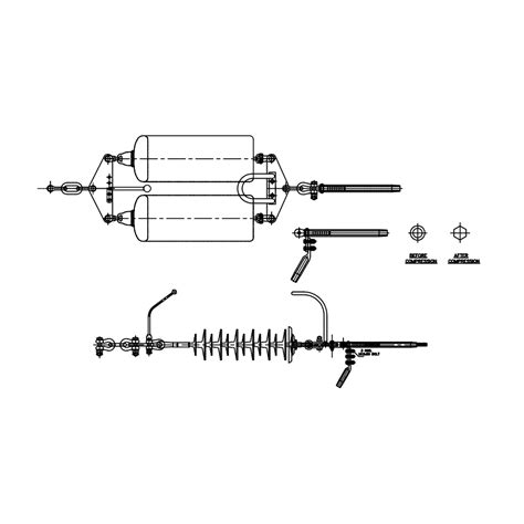220kv Twin Tension Insulator String Assembly For Single Conductor Swastika Steel And Allied Products