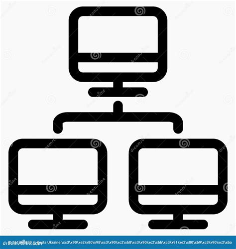 Local Area Network Icon Stock Vector Illustration Of Concept 261356820