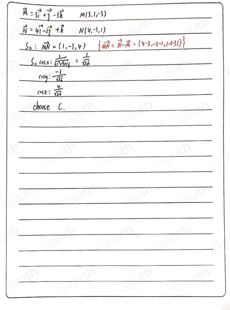 Solved 4 If The Position Vector Of M And N Are 3vector Ivector J