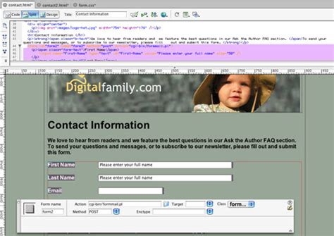 Design Great Looking Forms With Dreamweaver Layers Magazine