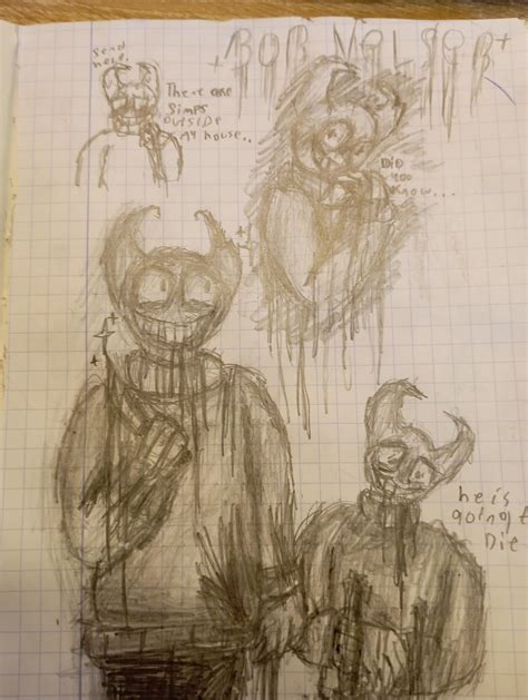 Bob Velseb Drawing From School Nah Im Not Another Simp R Spookymonth