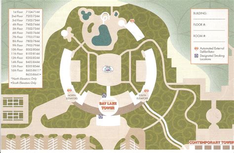 Bay Lake Tower Maps And Viewfinder The Essential Disney