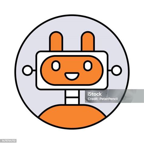 로봇 인공 지능 아바타 아이콘입니다 챗봇 및 소셜 네트워크에 대한 다양한 봇 얼굴을 프로파일링합니다 문자 벡터 스톡 일러스트 Brand Name Online