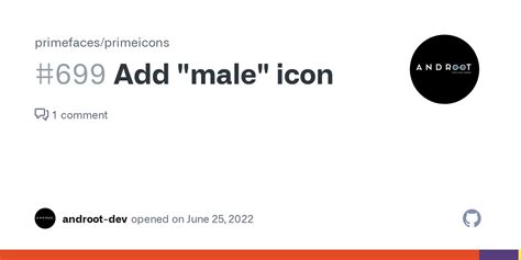 Add Male Icon · Issue 699 · Primefacesprimeicons · Github