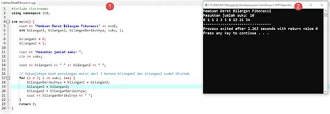 Algoritma Flowchart Dan Pemrograman Untuk Membuat Deret Bilangan Fibonacci Menggunakan C Algoritma Flowchart Dan Pemrograman Untuk Membuat Deret Bilangan Fibonacci Menggunakan C