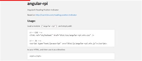 Angularjs 2 Reading Position Indicator Angular Script