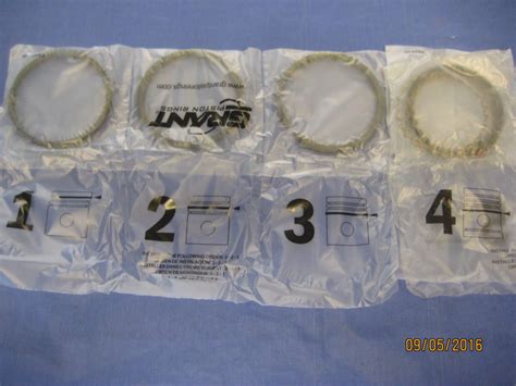 G1337 Mgb Piston Rings Set 3 Or 4 Ring Set 5 Bearing The Mgb Hive