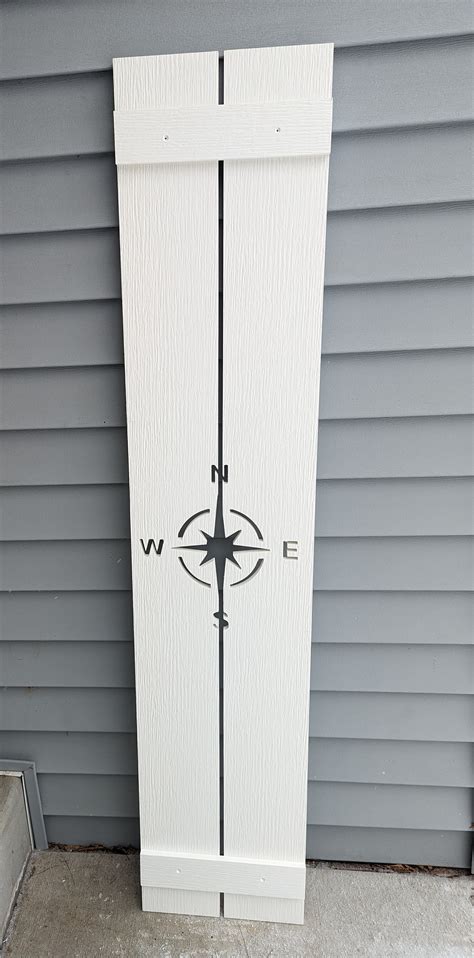 New Pvc Compass Exterior Shutter Customize Your Shutter Height