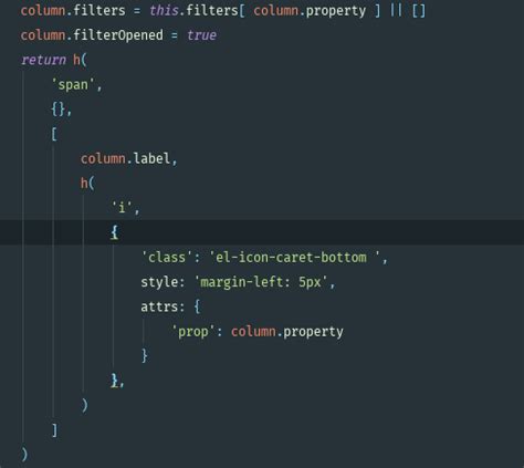 filter change事件的触发问题column key该怎么指定 Issue ElemeFE element GitHub