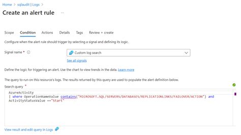 Qtip Configure Azure Sql Db To Receive Alert When Failover Occurs In Failover Group Or Geo