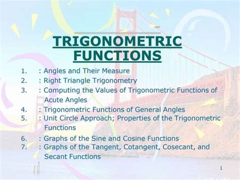 Trigonometric Functions Of Any Angle 2 Ppt