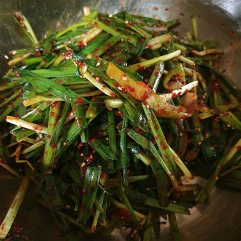 부추무침 부추겉절이 레시피 부추효능