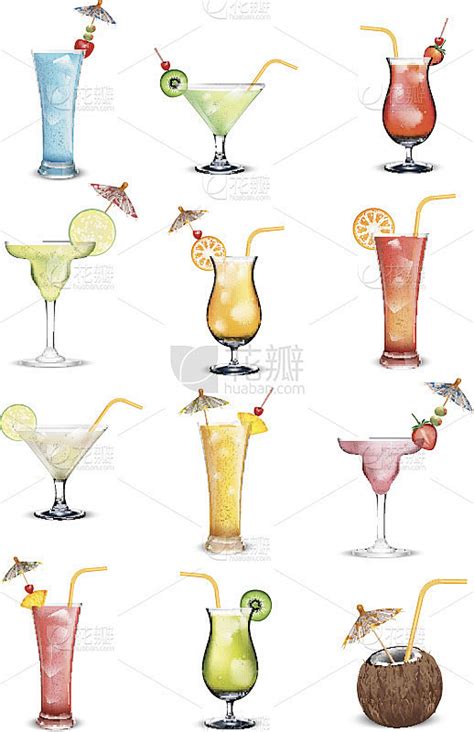 不同的水果和蔬菜汁图片果蔬图片素材 花瓣网