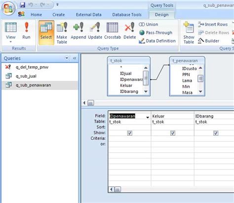 Astrodigi Microsoft Access 2007 Tutorial Query Part1 Fungsi Umum