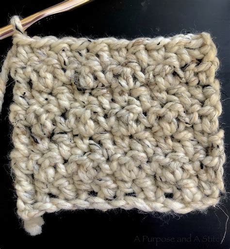 How To Crochet The Seed Stitch A Purpose And A Stitch
