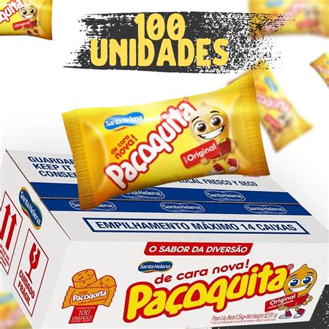 Paçoca Rolha 15kg 100unid Paçoquita Santa Helena Original A Melhor