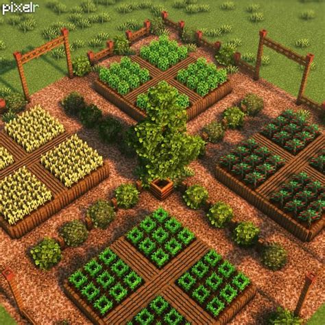 Idea Garden Ideias De Minecraft Projetos Minecraft Minecraft