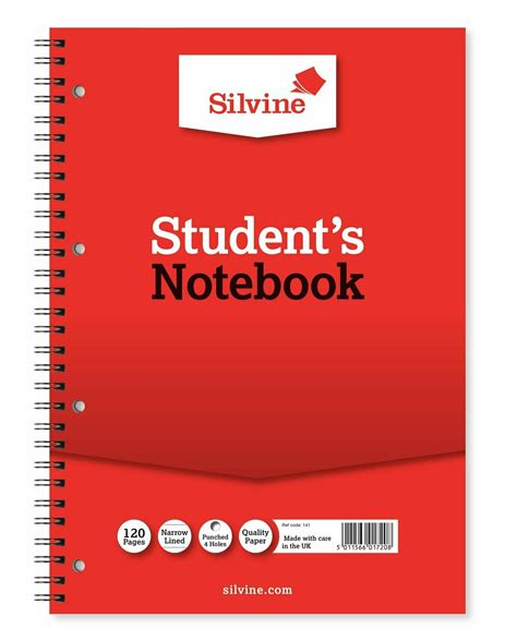 Silvine A4 Students Notebook Silvine A4 Students Notebook