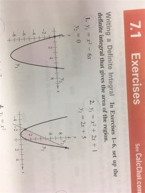 Solved Writing A Definite Integral In Exercises 1 6 Set Up Chegg Com