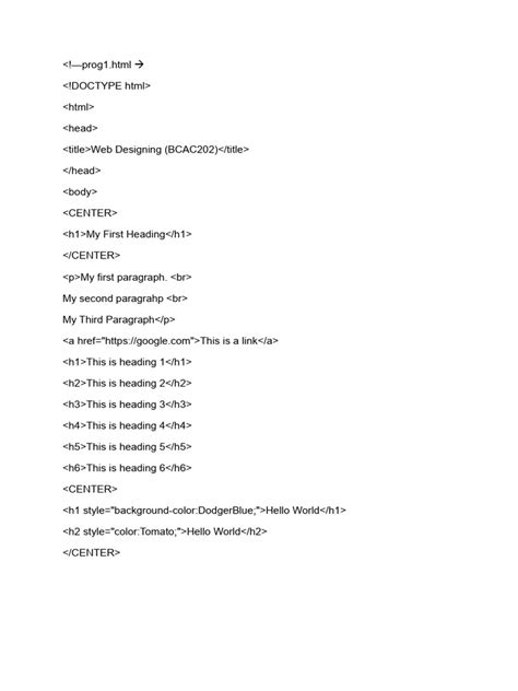 Prog Lecture1 Pdf Internet Html