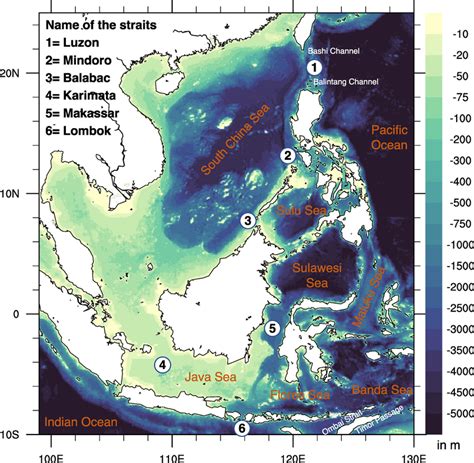 Regional Ocean Modelling System Roms Domain And Bathymetry From Download Scientific Diagram