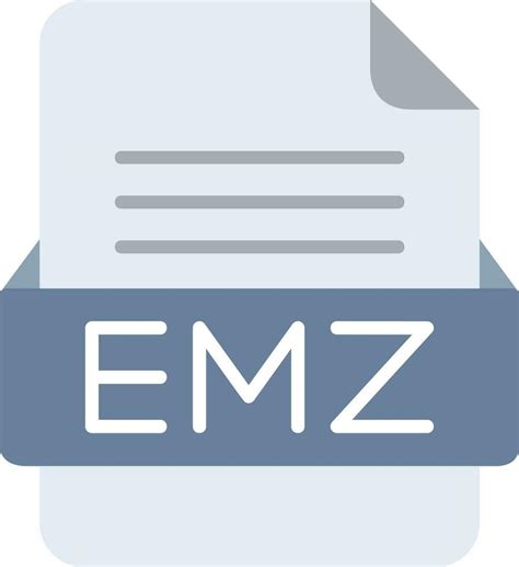 EMZ File Format Line Icon Vector Art At Vecteezy