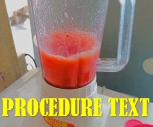 Generic Structure Procedure Text Ruang Sumber Belajar