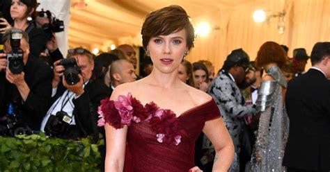 Met Gala 2018 Scarlett Johansson On Wearing A Marchesa Gown Us Weekly