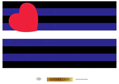 Colours Of Pride The Leather Latex And Bdsm Flag Explained Wwer