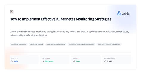 How To Implement Effective Kubernetes Monitoring Strategies Labex