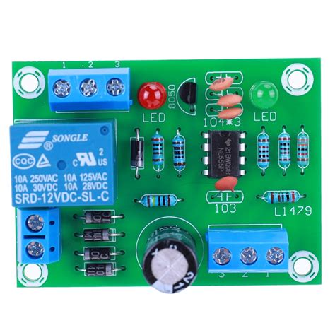 Husxh Dc 12v 10a Liquid Level Controller Sensor Module Automatic Water Level Controller Board