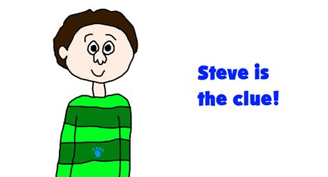 Steve Is The Clue On Blues Clues By Mjegameandcomicfan89 On Deviantart