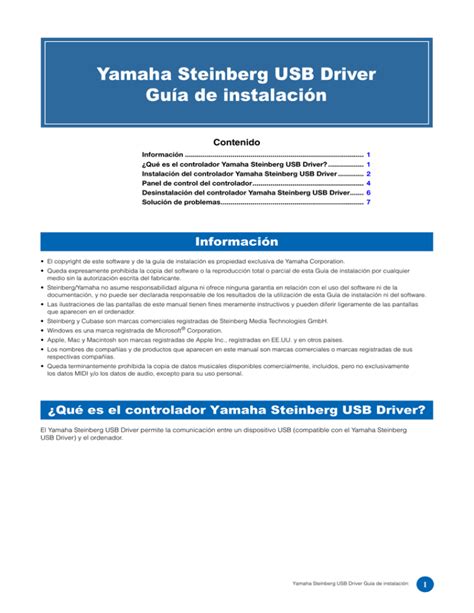 Yamaha Steinberg Usb Driver Installation Guide