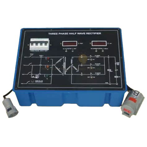Three Phase Half Wave Rectifier With Power Supply