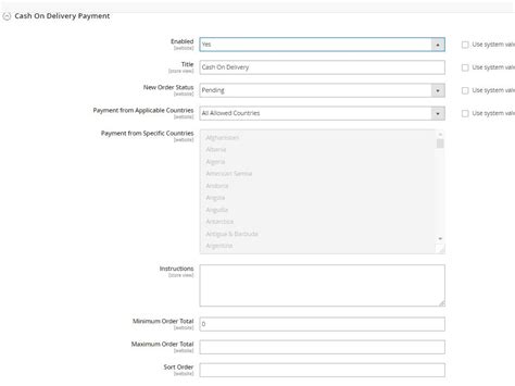 Frontend Cash On Delivery Payment Method Not Showing In Checkout Page