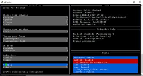 Dronekit Timeout On A New Image Raspbian Emlid Community Forum