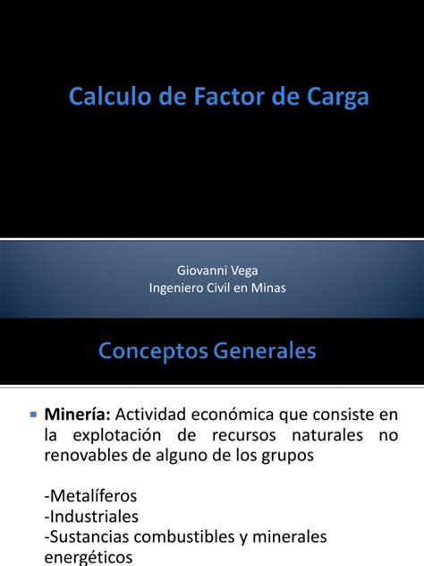 Factor De Carga En Perforación Minera Pdf Material Explosivo Minería