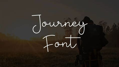 journey font free download