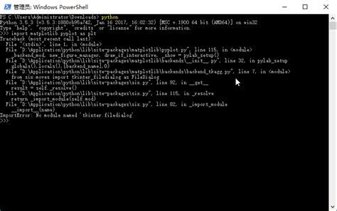 Win10 Python35 Matplotlib使用报错 Segmentfault 思否