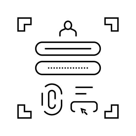 Encryption Biometric Line Icon Illustration 52848375 Vector Art At Vecteezy