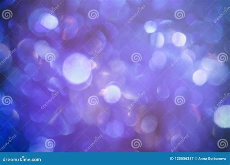 Abstract Blue Bokeh Background Stock Image Image Of Bulbs Circle 128856387