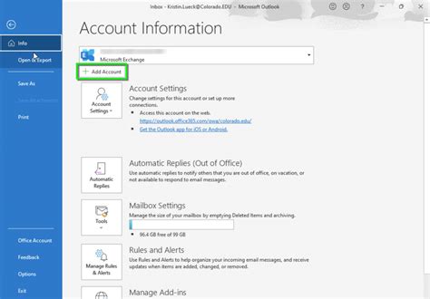 Microsoft 365 Outlook For Windows Configuration Office Of