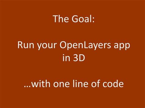 Foss4g Na 2012 Readymap Openlayers In 3d Ppt