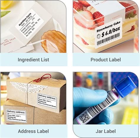 Customized Direct Thermal Label Roll And Thermal Transfer Label Sticker