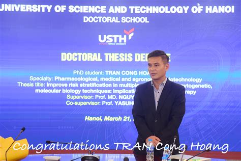 Succesful Doctoral Thesis Defense Usth Phd Programs