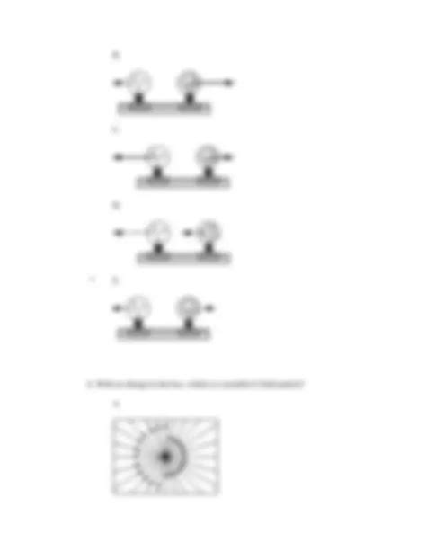 Electric Field Worksheet Answer Key Exercises Mathematical Physics Docsity
