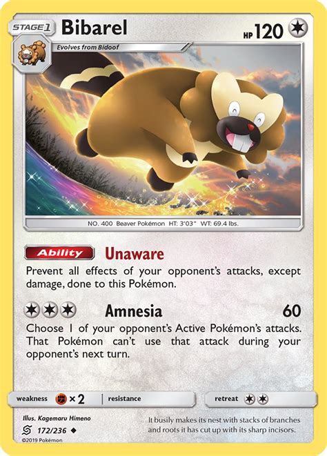 Bibarel · Unified Minds Unm 172 ‹ Pkmncards